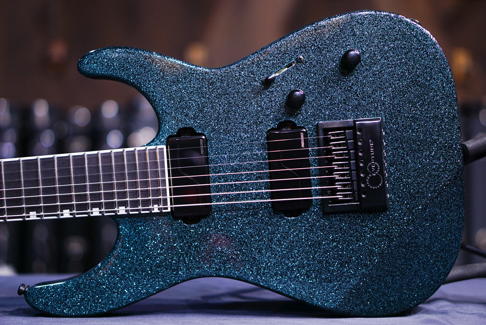 ESP E-II M-II7B Baritone evertune Granite Sparkle ES6110233