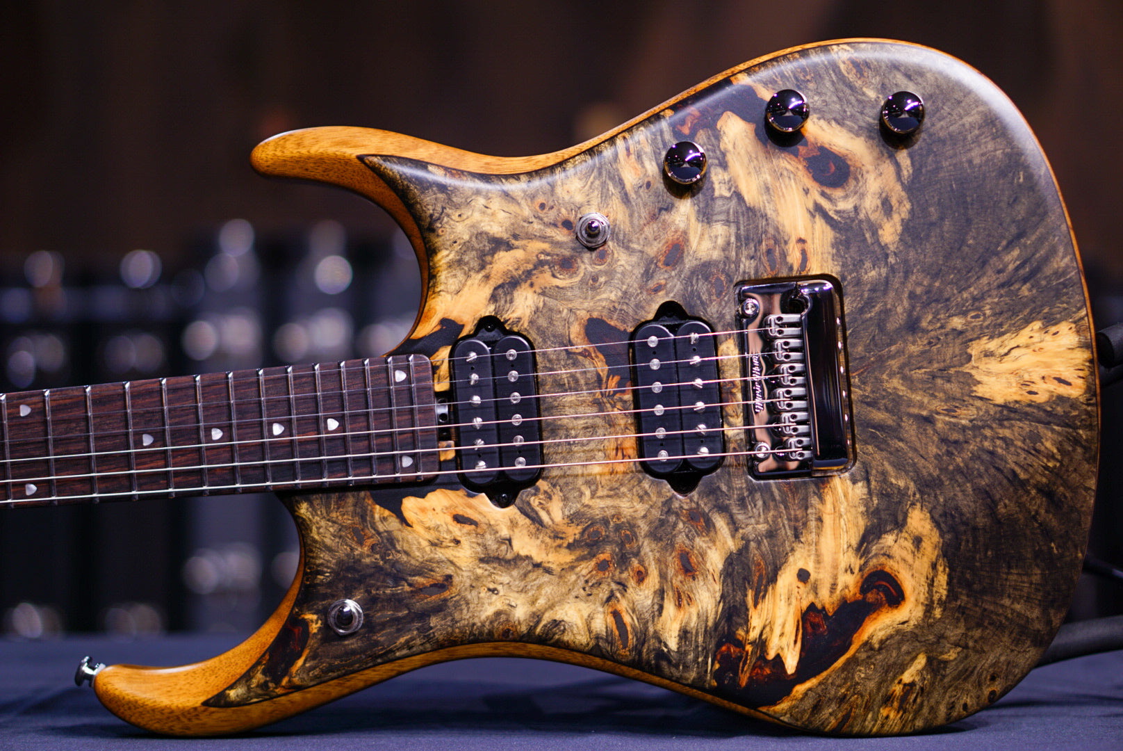 Ernie Ball Music Man JP15 - Butterscotch Burl BFR D00783