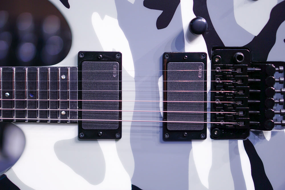 ESP E-II M-II neck thru urban camo ES9652233