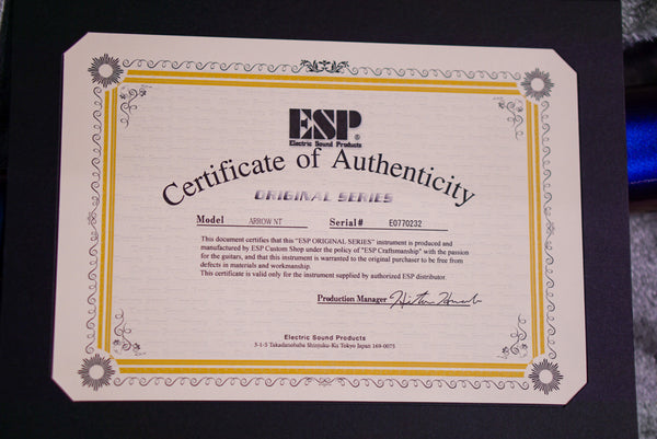ESP Arrow NT Castmetal Andromeda Gold Package E0770232