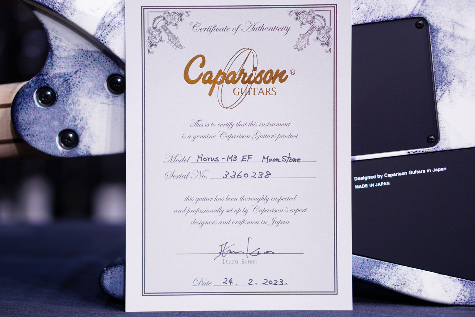 Caparison Horus M3 EF Moonstone 3360238