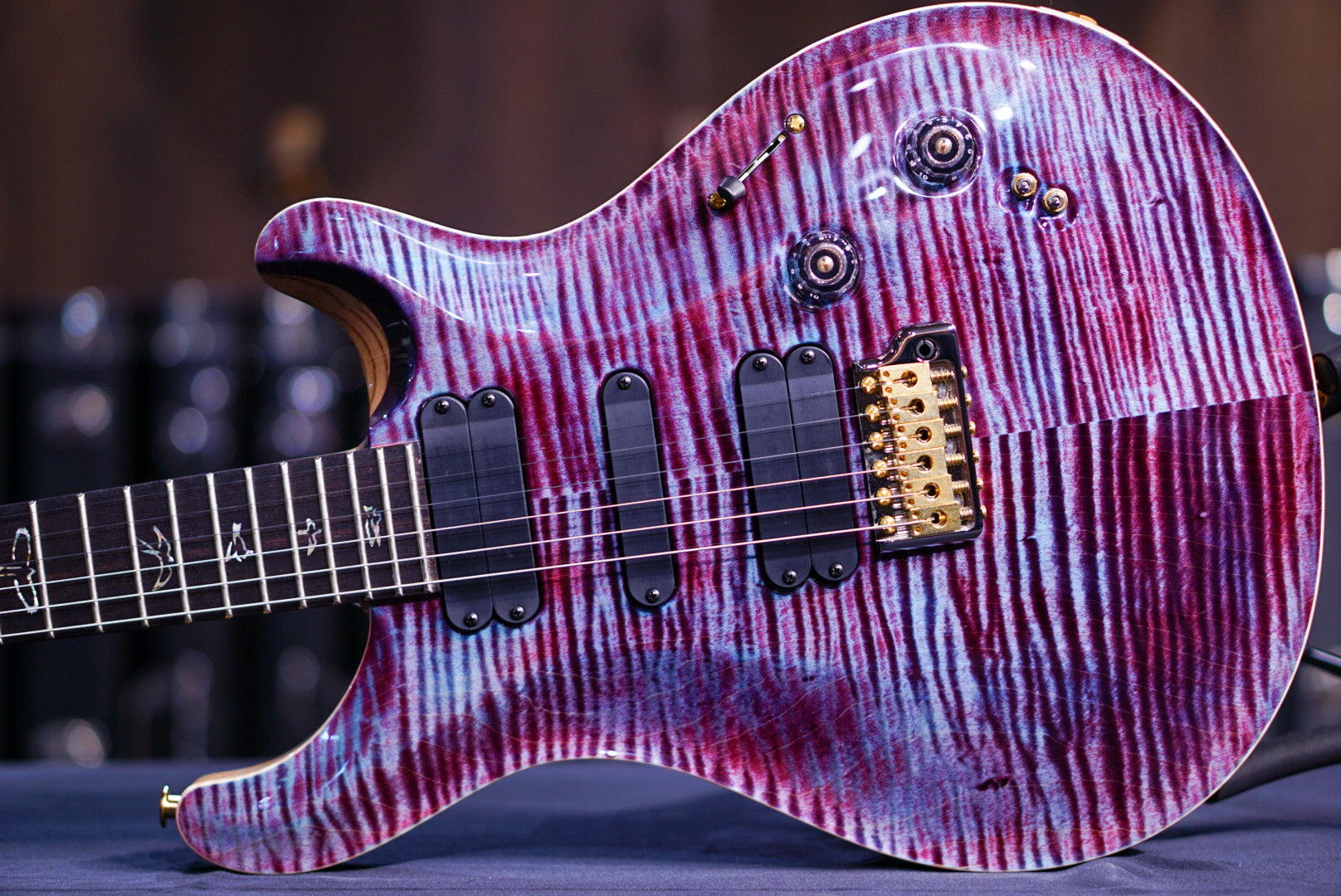 PRS 509 wood library w rosewood neck violet 10 Top 0374819