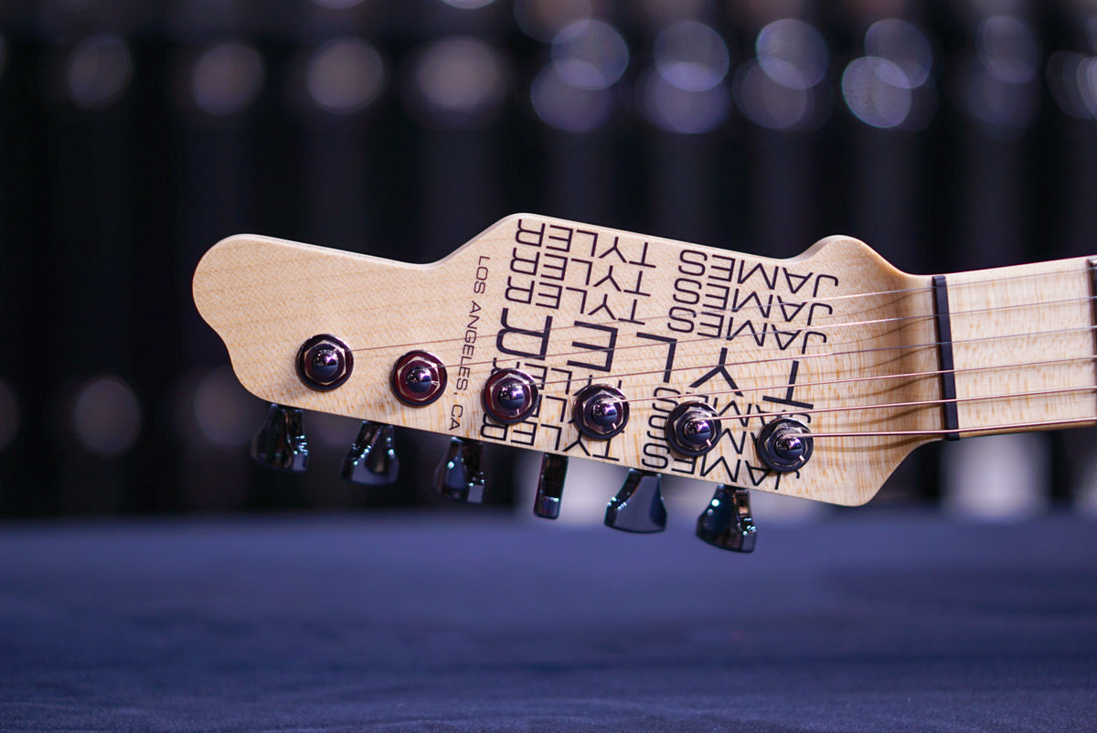 James Tyler Tylerbastar burning water w maple fretboard 24018
