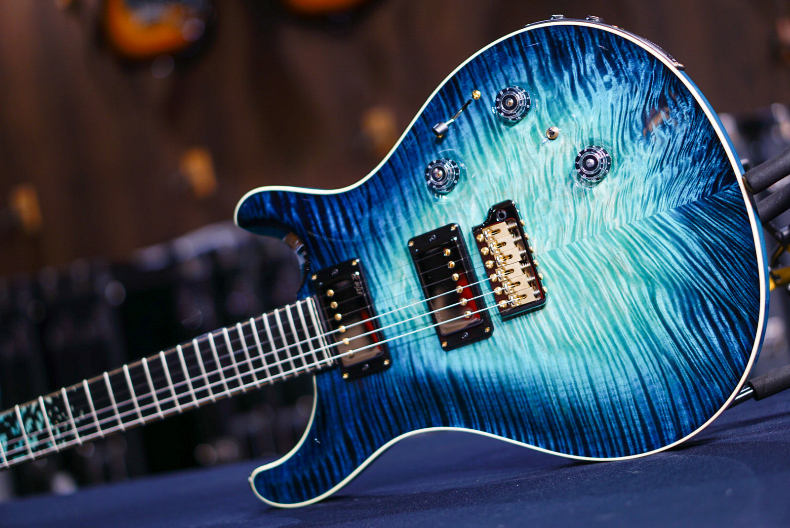 PRS Private stock Custom 24 piezo Sub zero glow birds of a feather PS1