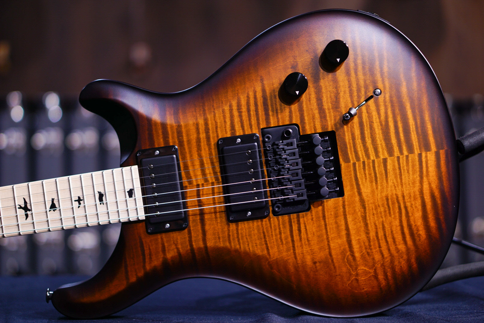 PRS Dustie Waring CE 24 Floyd - Burnt Amber Smokeburst 23 0378986