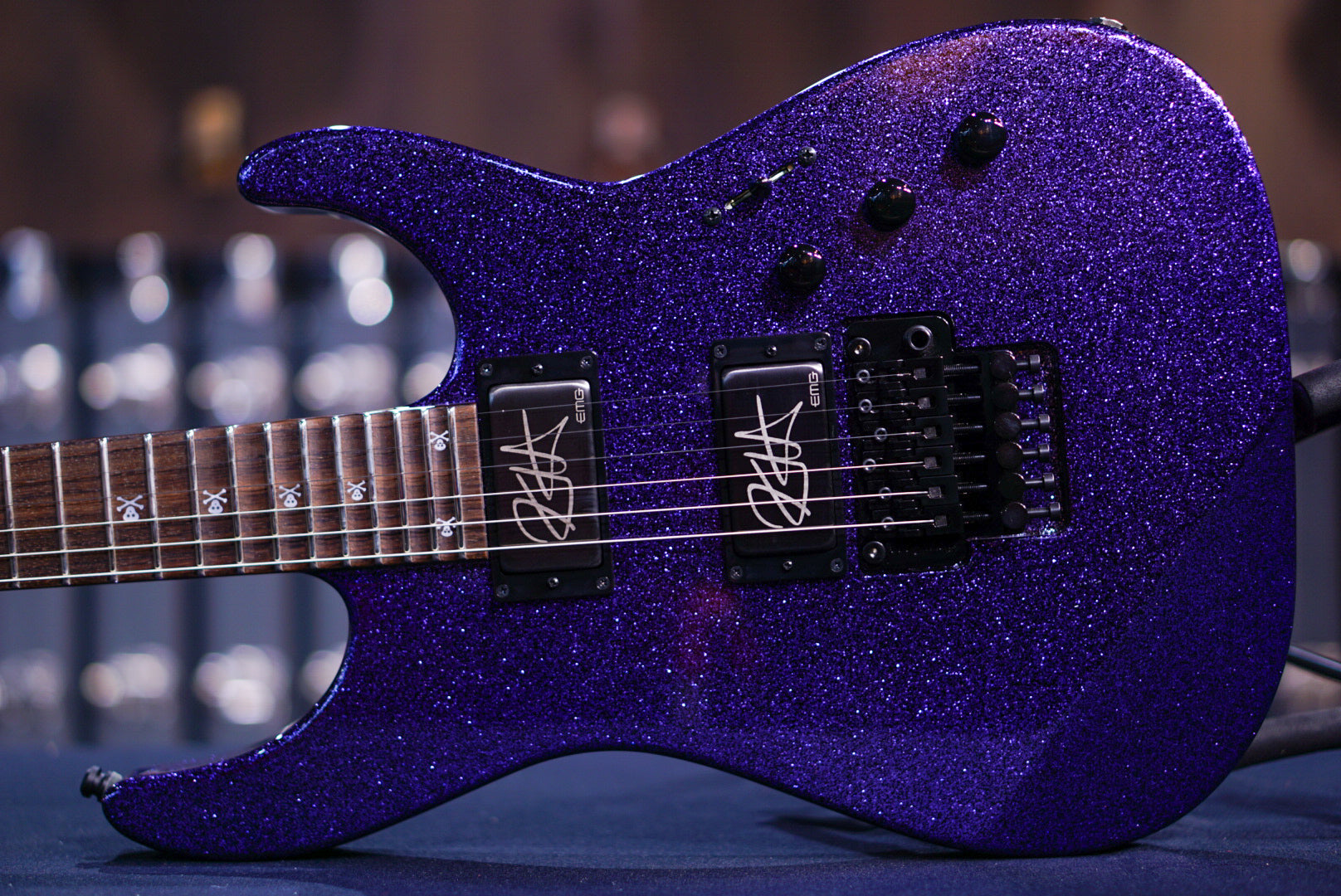ESP KH-2 kirk hammett purple sparkle E2190232