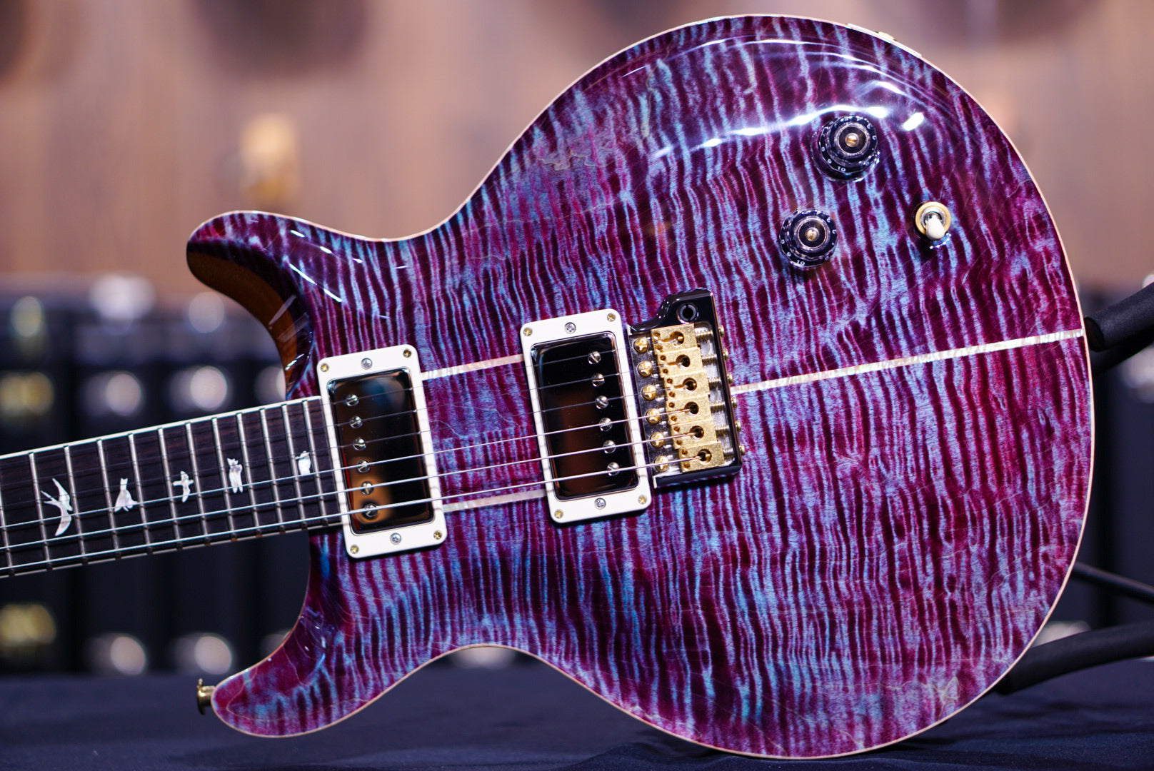 PRS Santana purple violet 10 top 0361244