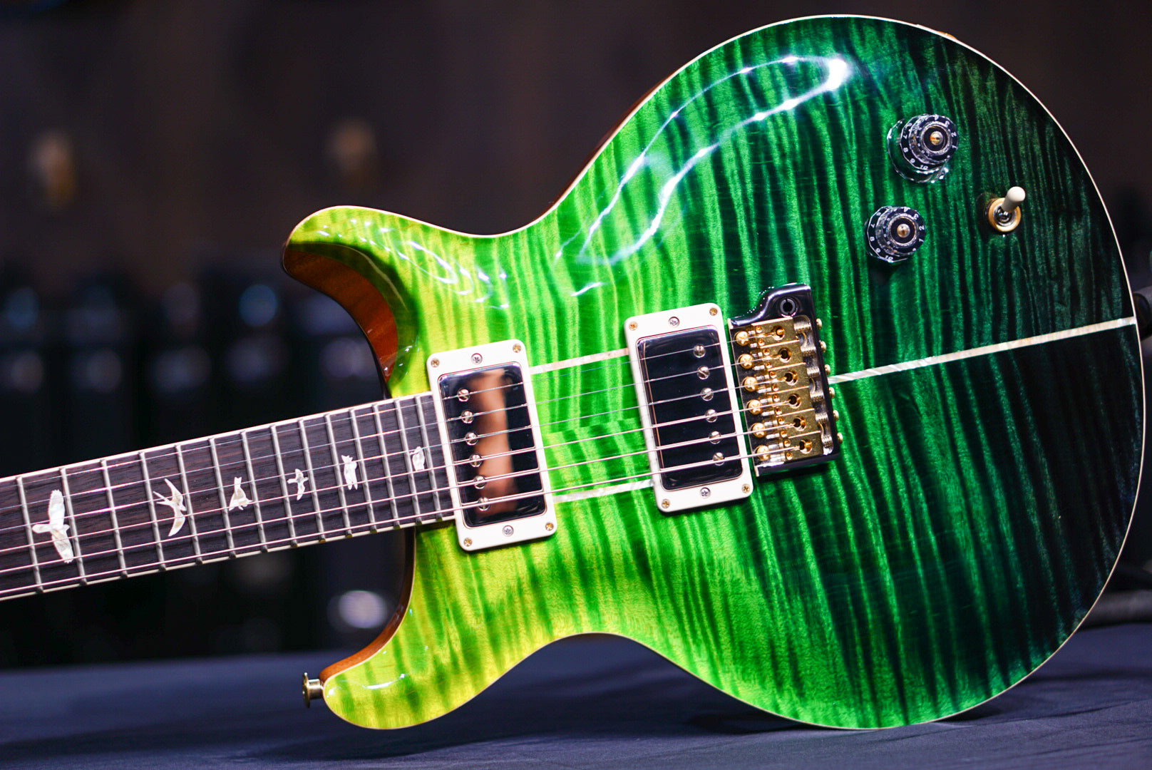 PRS Santana retro green fade 10 top 0361273