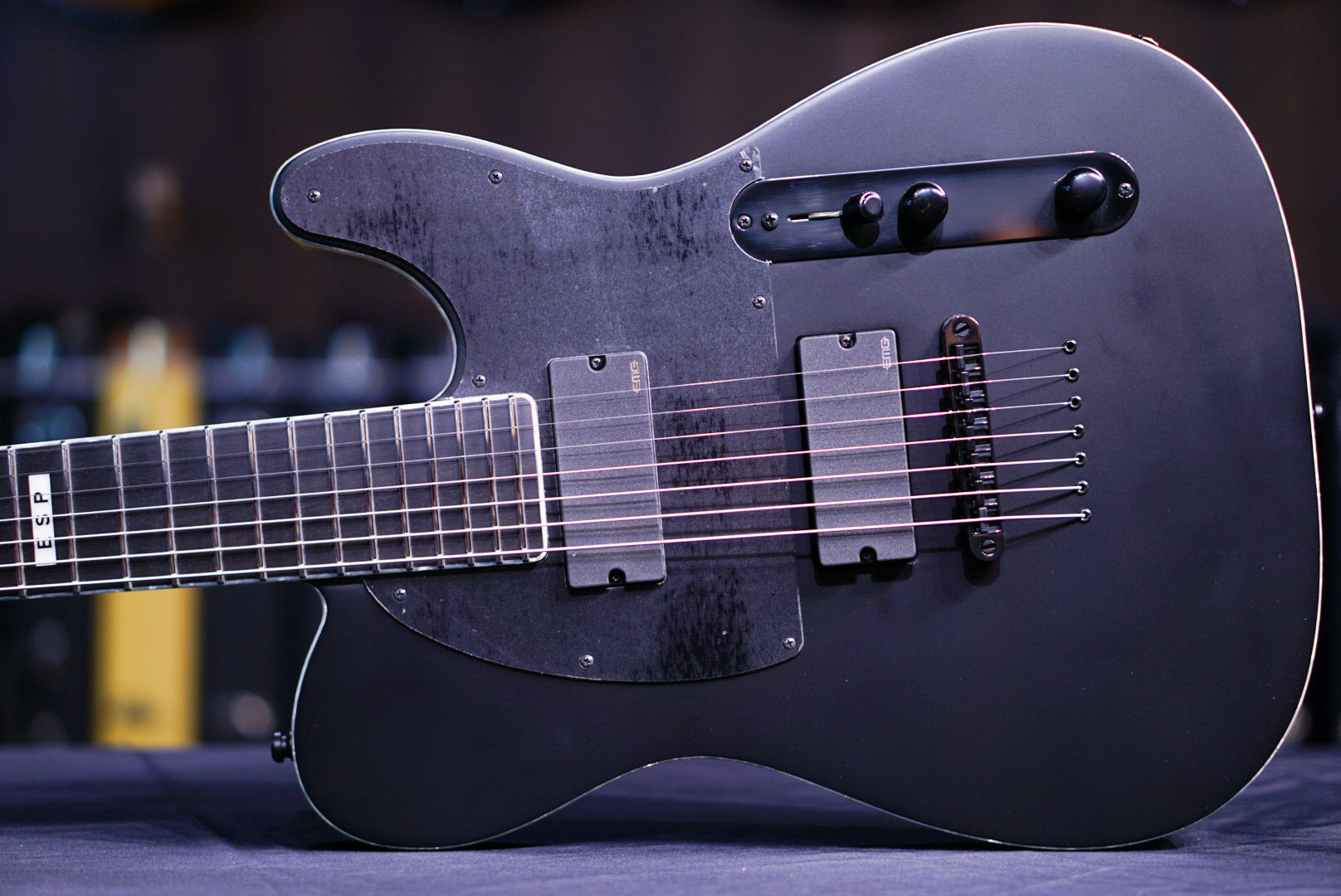 ESP E-II T-B7 BARITONE black satin ES2814223