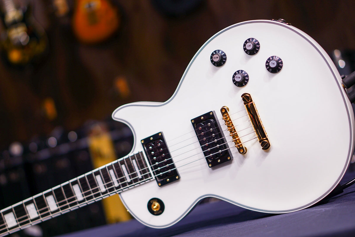 ESP EDWARDS LES PAUL CUSTOM WHITE ED9372223