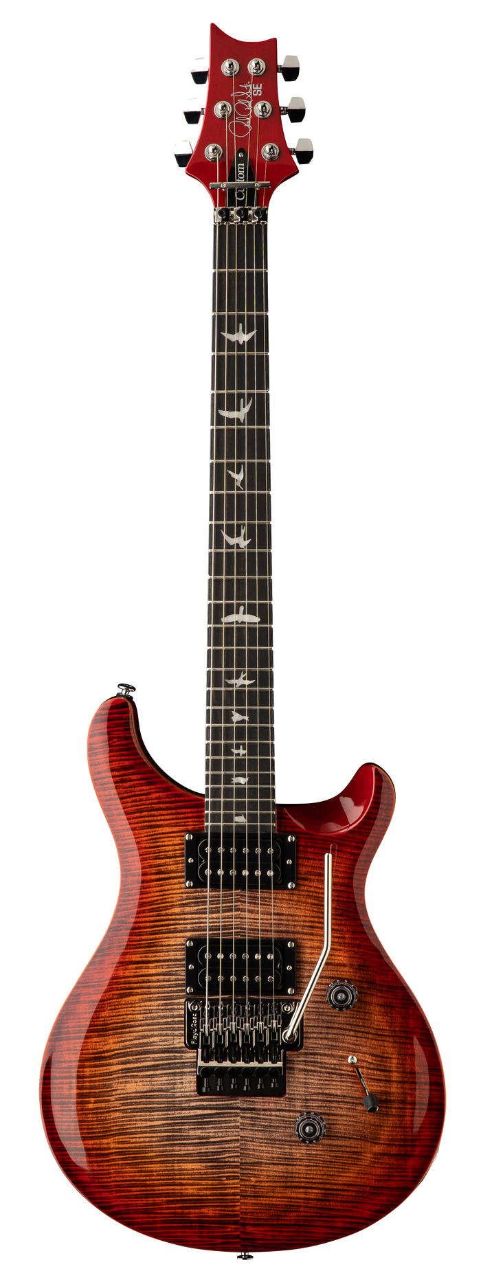 PRS SE Custom 24 Floyd Charcoal Cherry