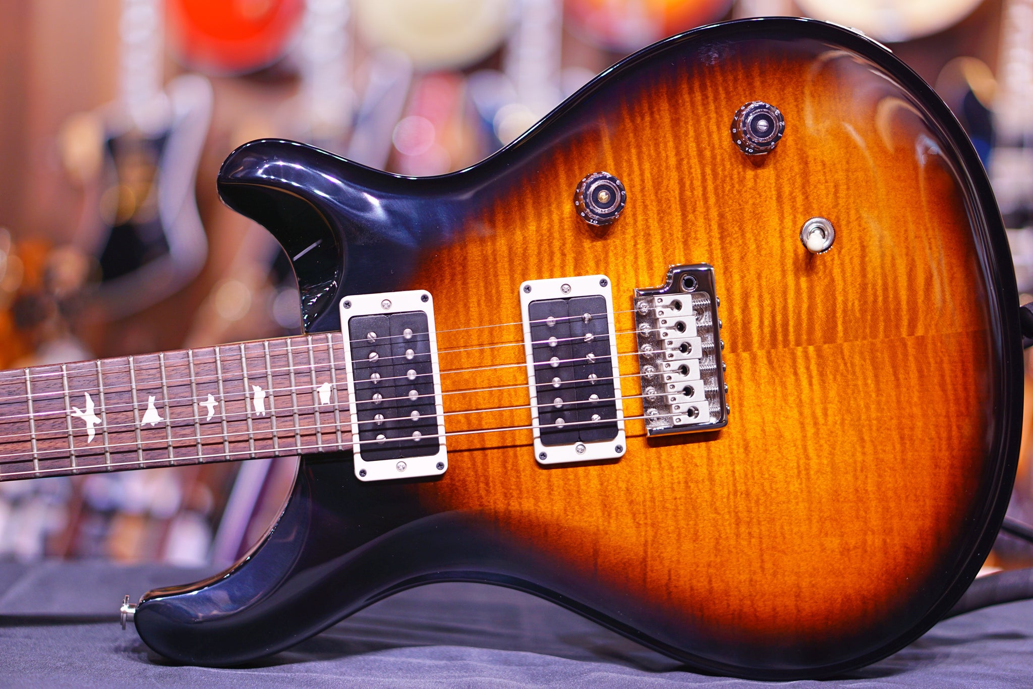 PRS CE24 Amber Smokewrap Burst 190279115