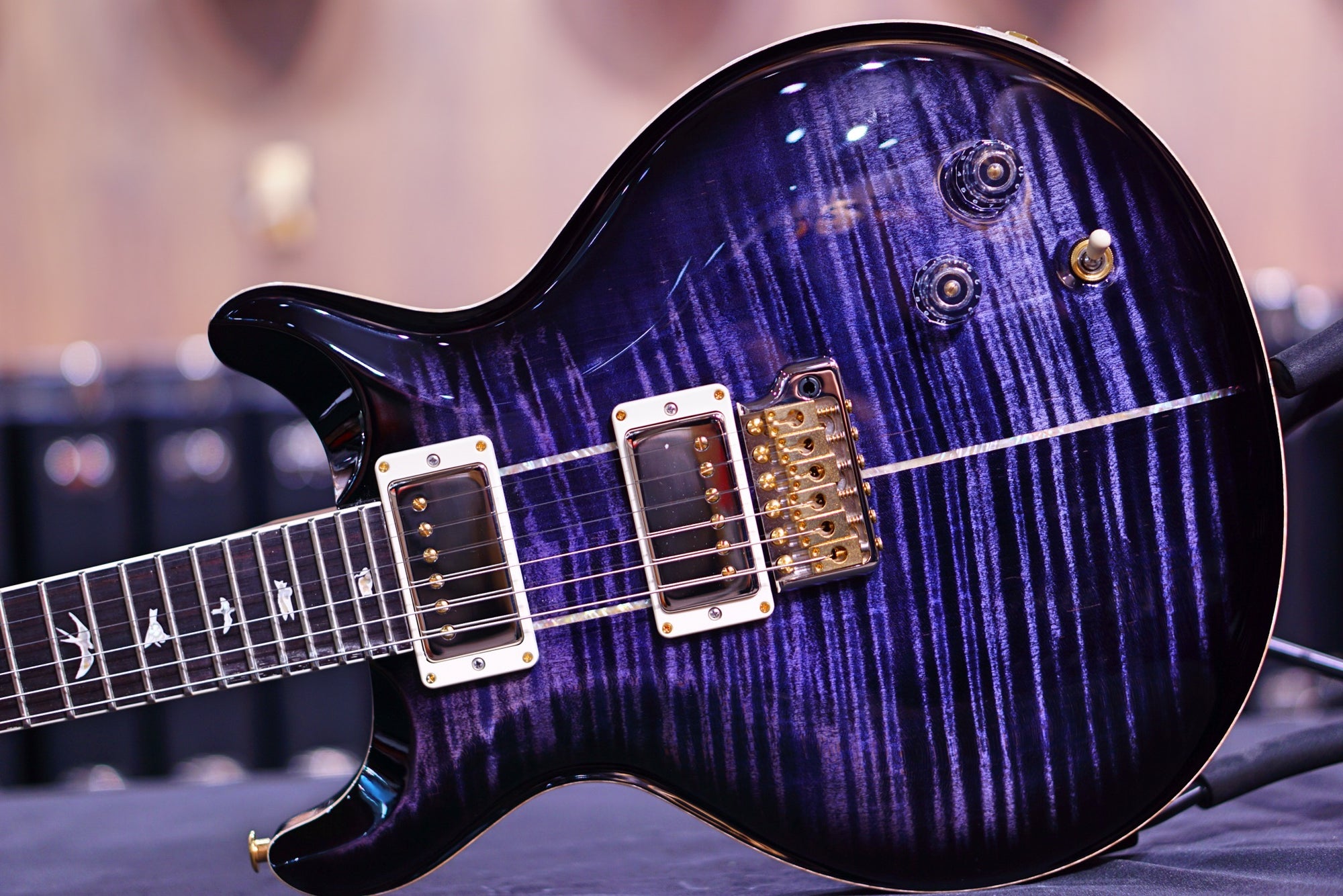 PRS Santana Retro purple mist wood library 10 top 0341286