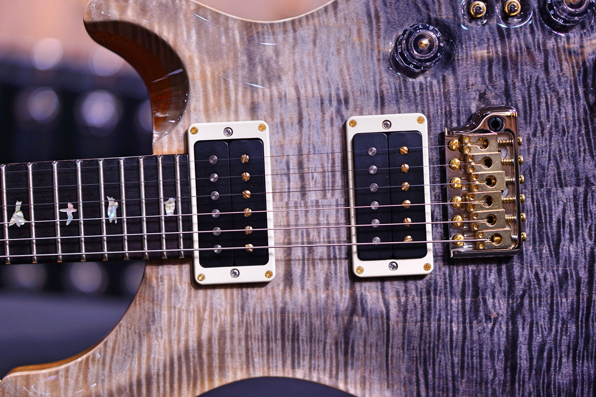 PRS 35th Anniversary Custom 24 - grey black fade 10top regular neck 03