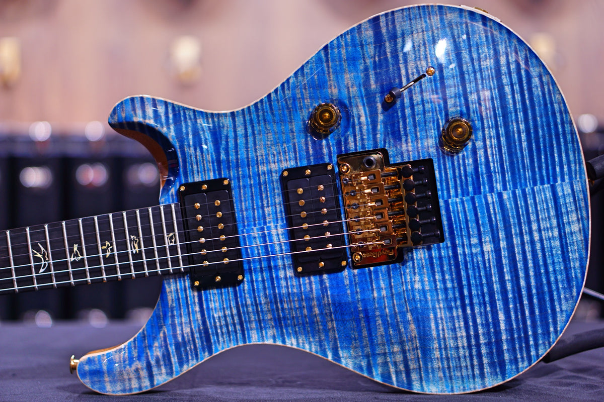 PRS Custom 24 Floyd Wood Library Faded Blue Jeans 0340148