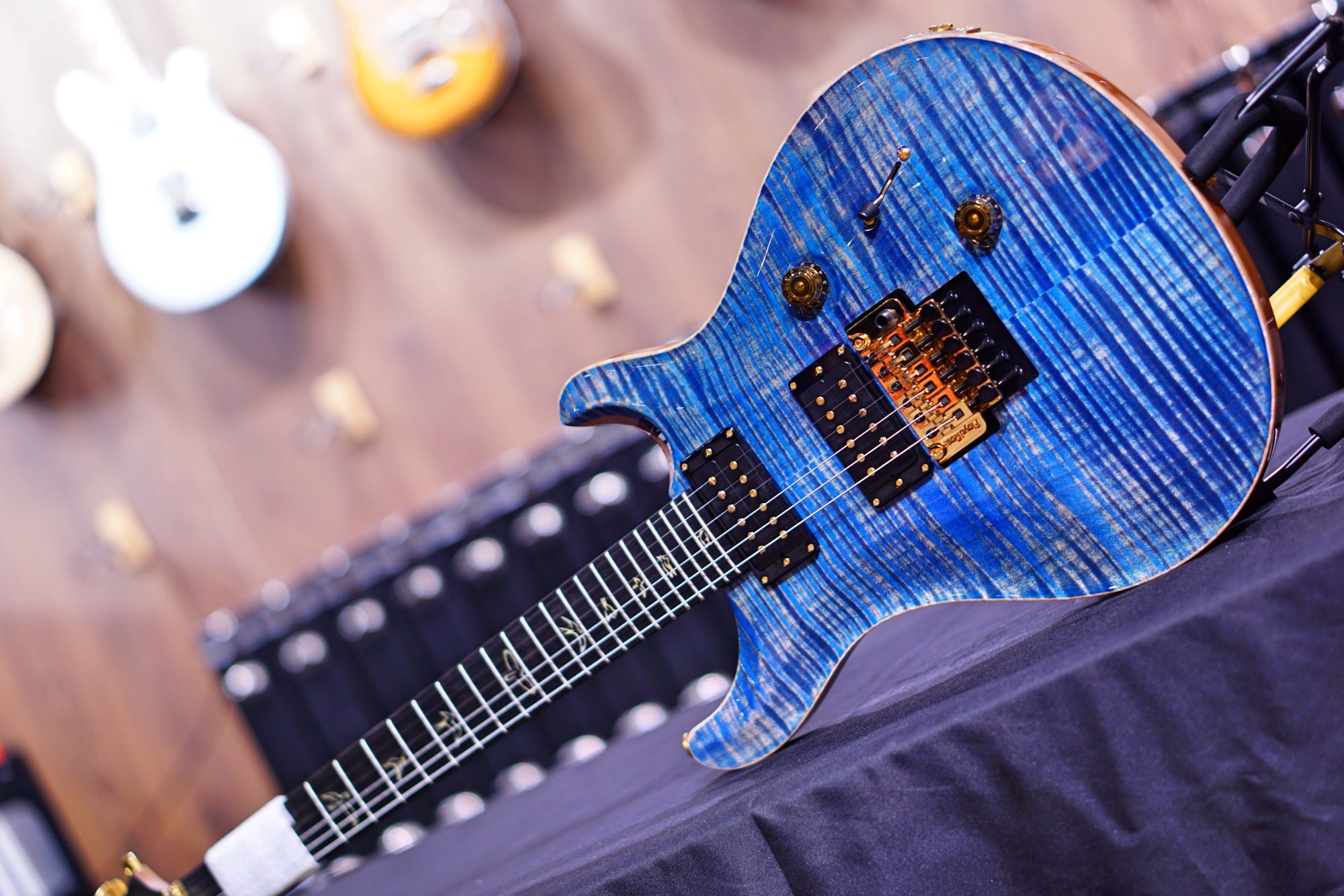 PRS Custom 24 Floyd Wood Library Faded Blue Jeans 0340148