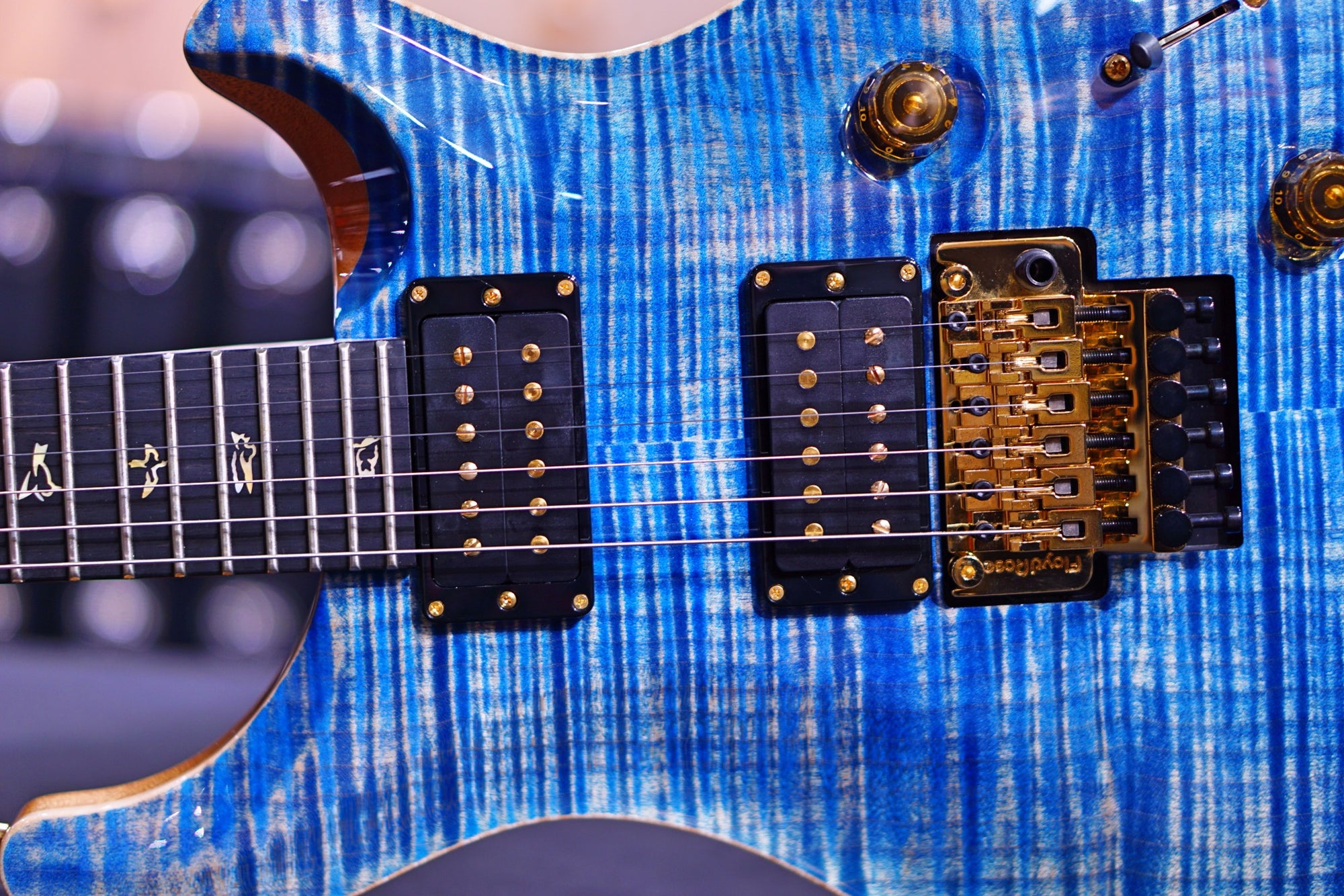PRS Custom 24 Floyd Wood Library Faded Blue Jeans 0340148