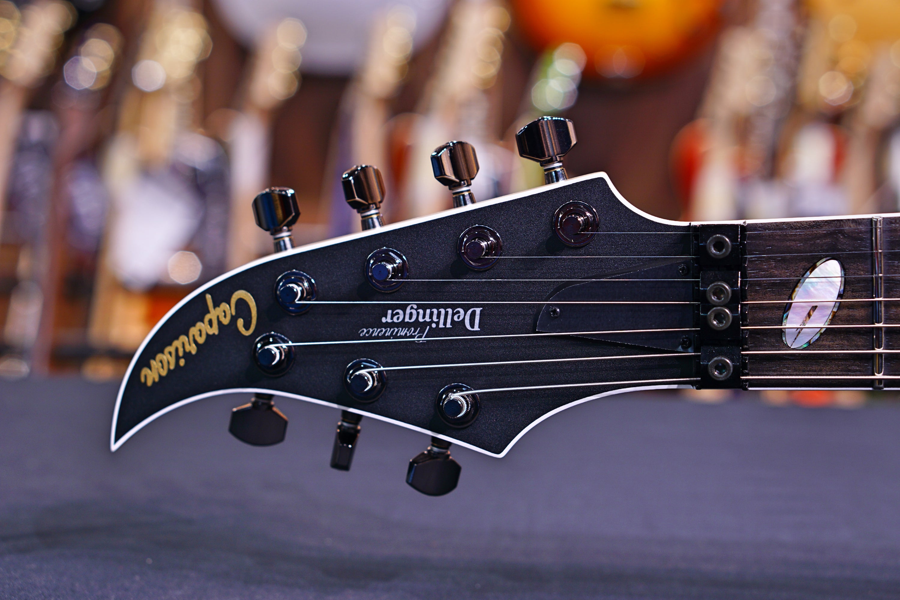 Caparison Dellinger Prominence Trans. Spectrum Red 7 string