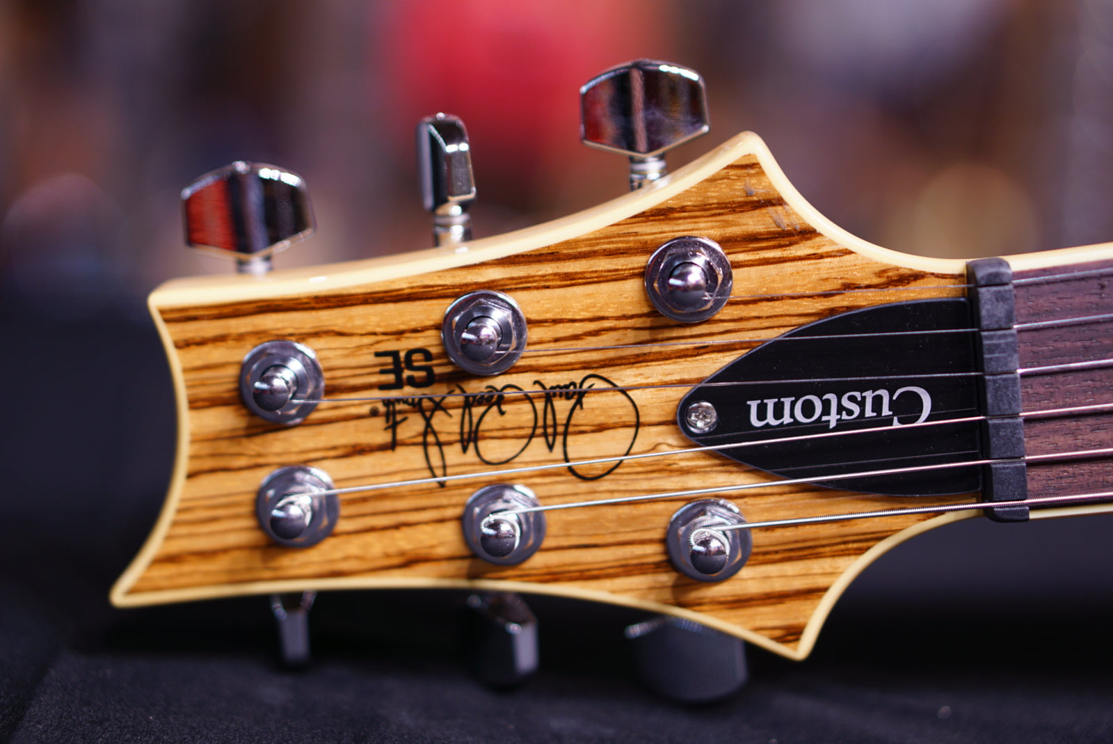 PRS SE Exotic Zebra Wood Custom 24