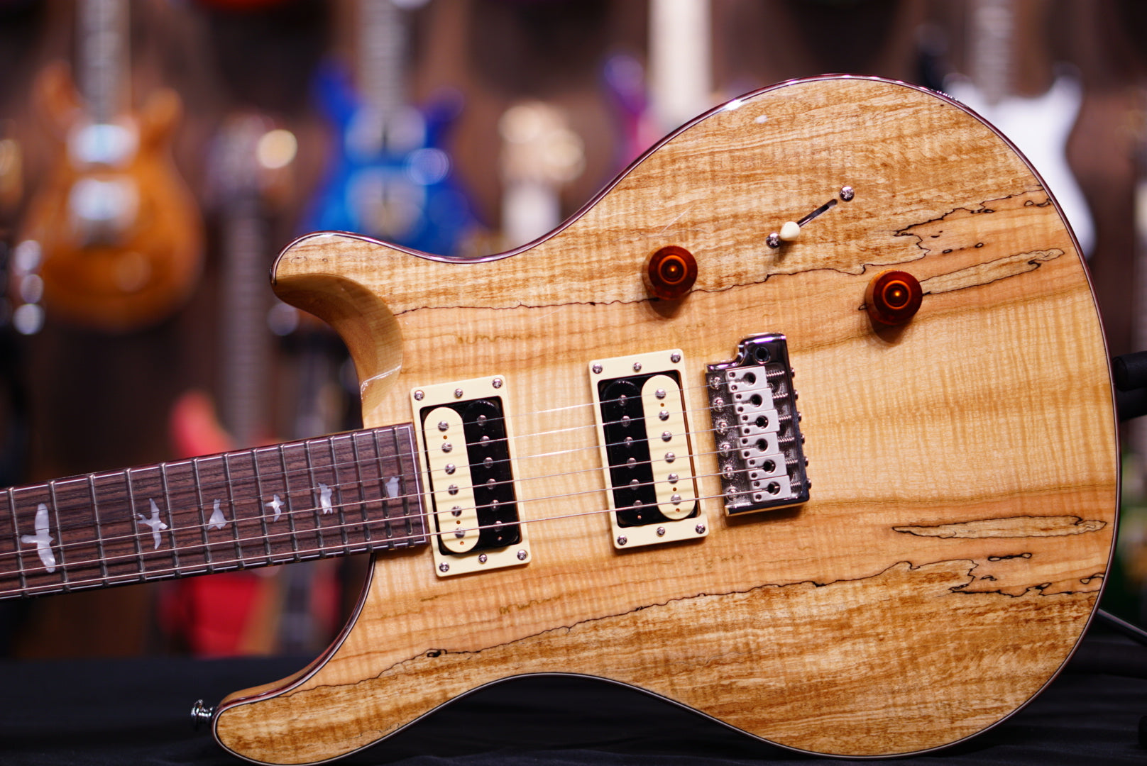 PRS SE Exotic Spalted Maple Custom 24