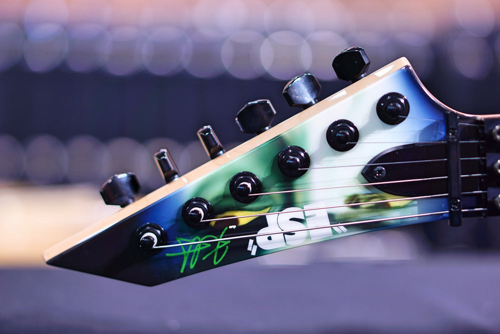 ESP White Zombie Kirk hammett signature