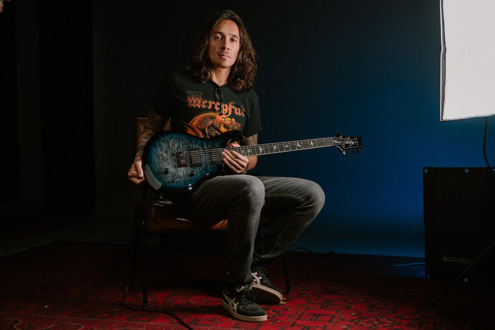 PRS SE Mark Holcomb Holcomb Blue Burst 6 String