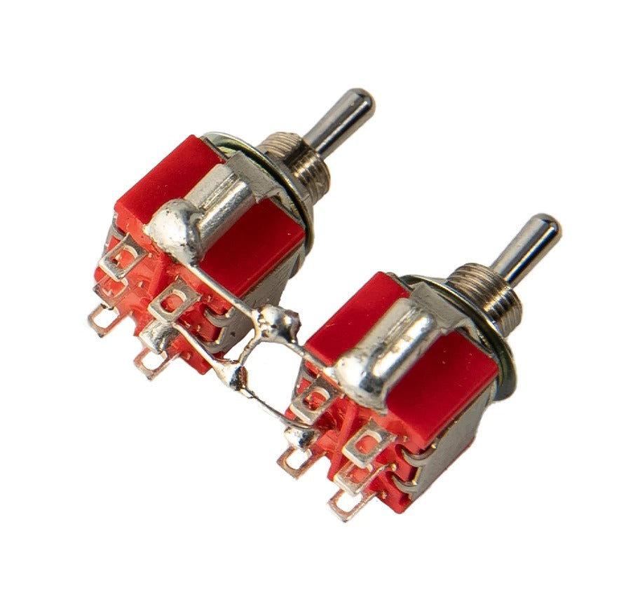 PRS Mini Toggle - 6 lug DPDT [SE Products] Cu24-08, STD 24-08, PG
