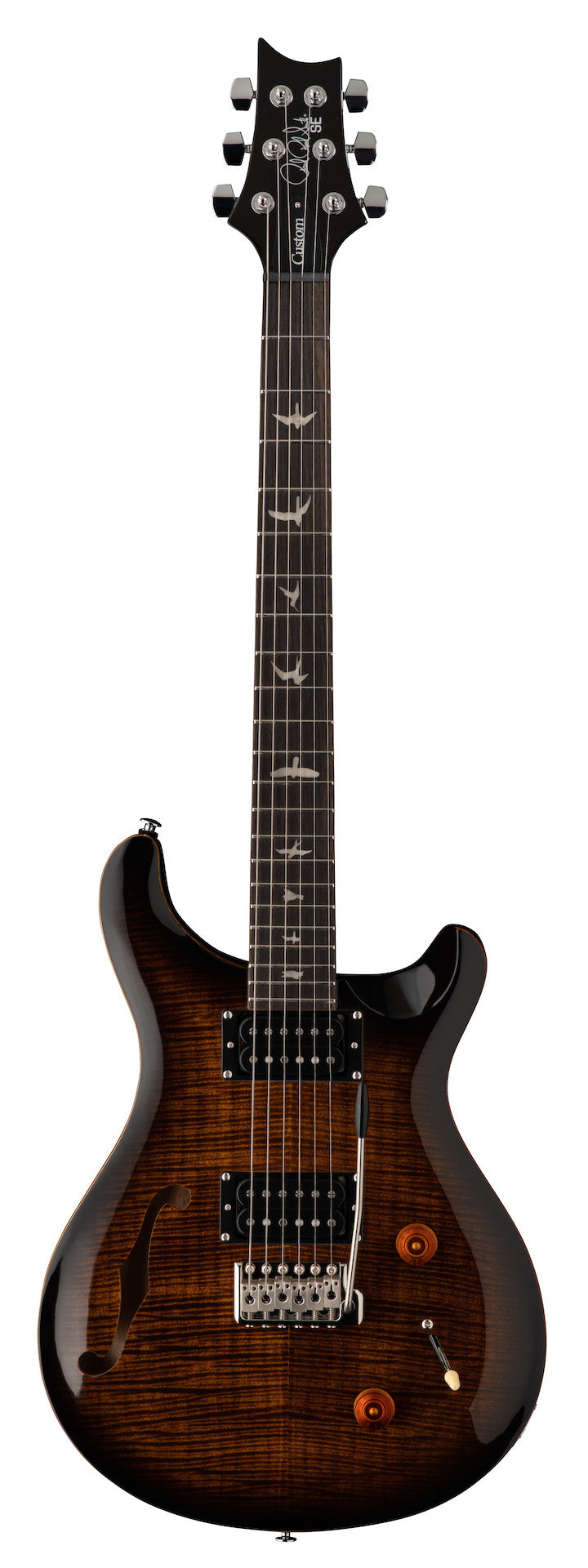 PRS SE CUSTOM 22 SEMI-HOLLOW Black Gold Sunburst